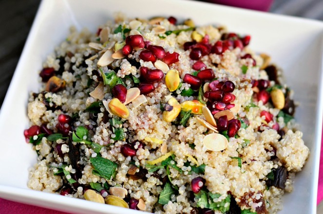 Sweet and Crunchy Moroccan Quinoa | Cook Clean with Kate